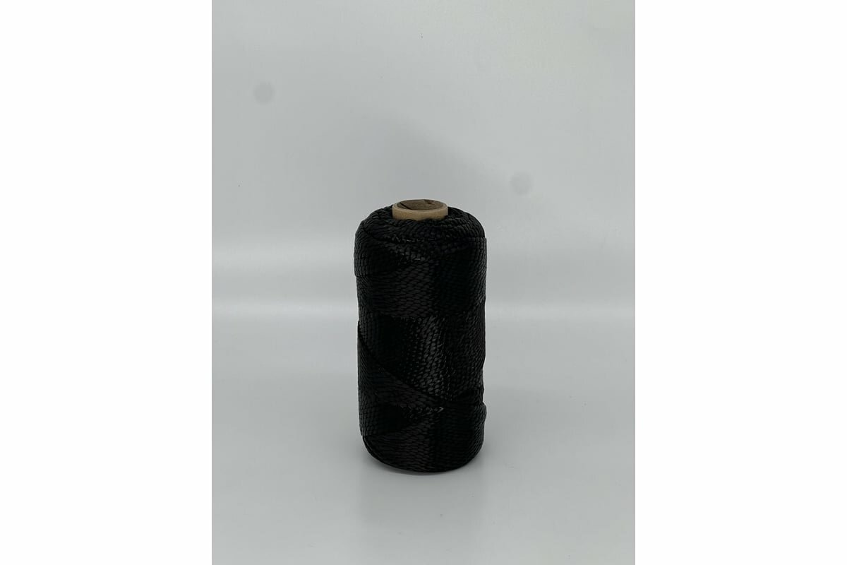 TruEnergy Нить полиамидная крученая 187x4x2мм черная 100м 12131