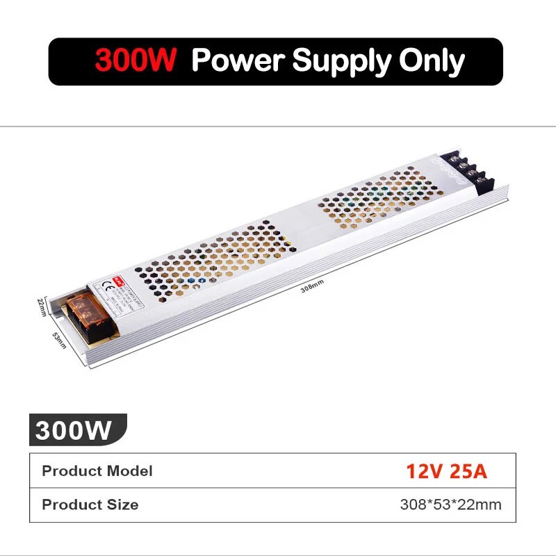 RGB Контроллер для лестничного освещения V2 Power Supply 300W