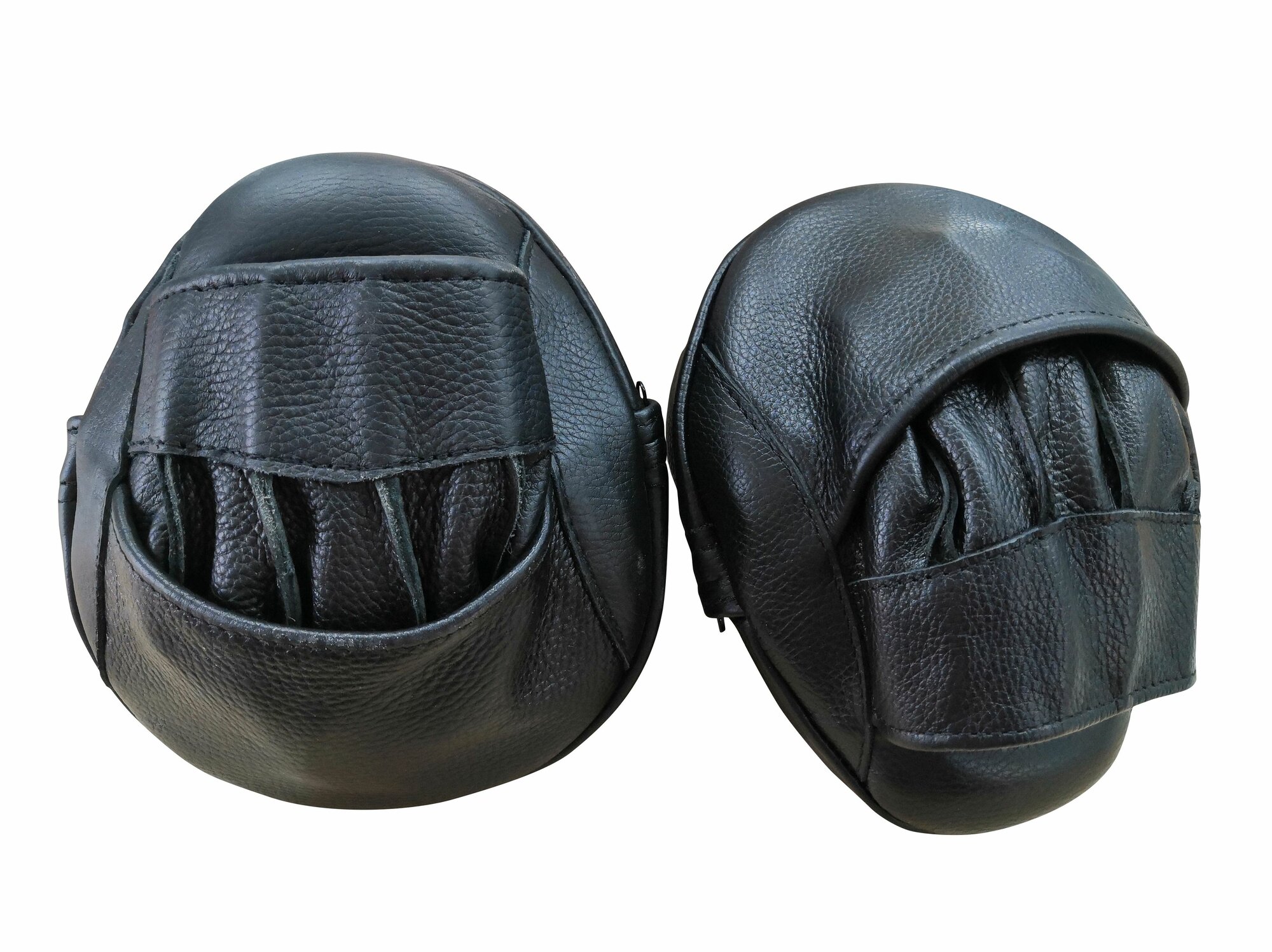 Лапы боксерские вогнутые натуральная кожа с закрытыми пальцами DNN