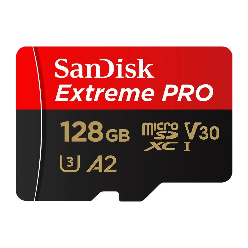 SanDisk Extreme Pro 128GB MicroSD V30 A2 карта памяти