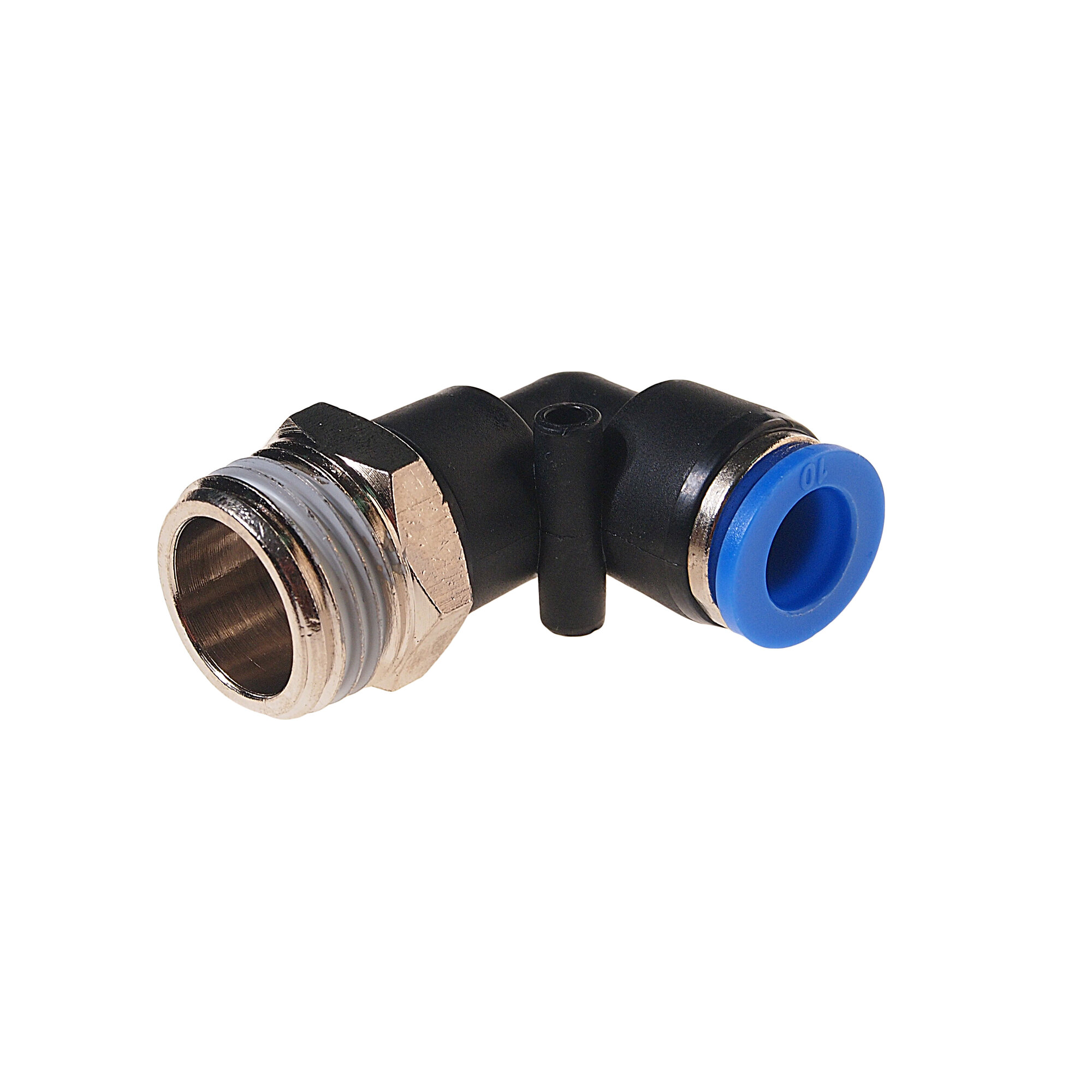 Фитинг RF-SPL10-04 угловой для пластиковых трубок 10мм с наружной резьбой 1/2" ROCKFORCE