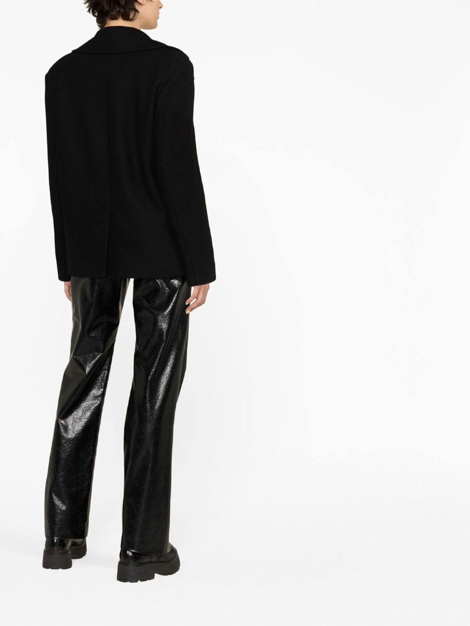 Куртка DSQUARED2 Double-breasted jacket, размер 40, black/black — фото 1