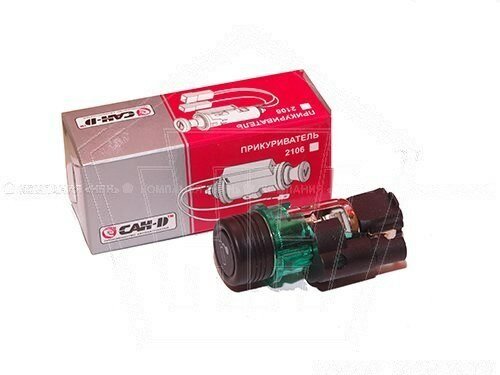 Прикуриватель ваз 2110 евро (в сборе) в упак. "сан-д" (2123-3725010)