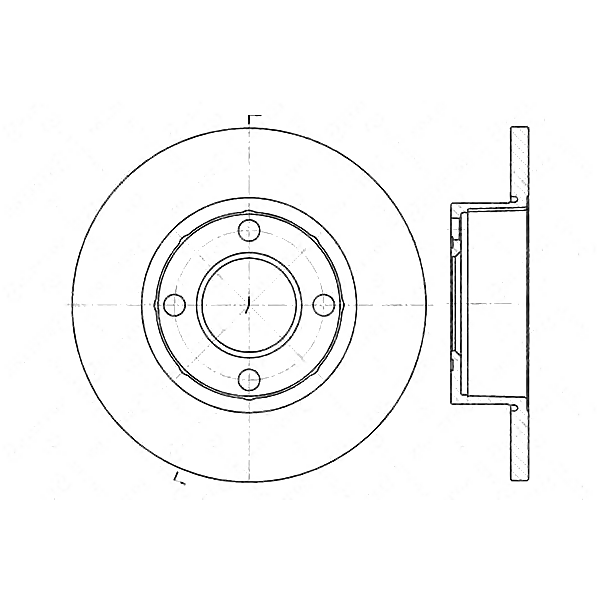 STELLOX 6020-4737-SX (23-0233 / 230233 / 5010494010) диск тормозной передний\ Audi (Ауди) 80 b3 1.6 / 2.0