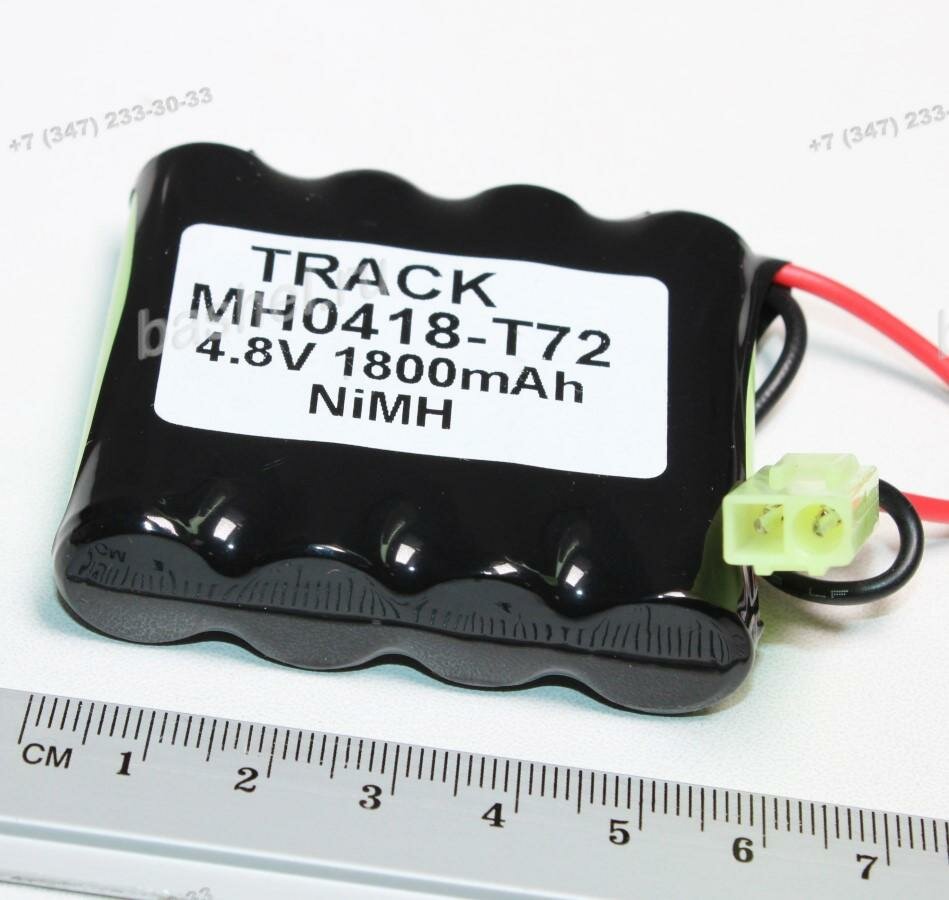 Аккумулятор TRACK MH0418-T72 (разъем Tamiya Mini, 4*AA) 4,8 V, 1800 mAh, NIMH (для детских игрушек)