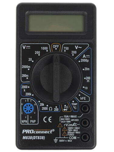 Мультиметр PROconnect M838