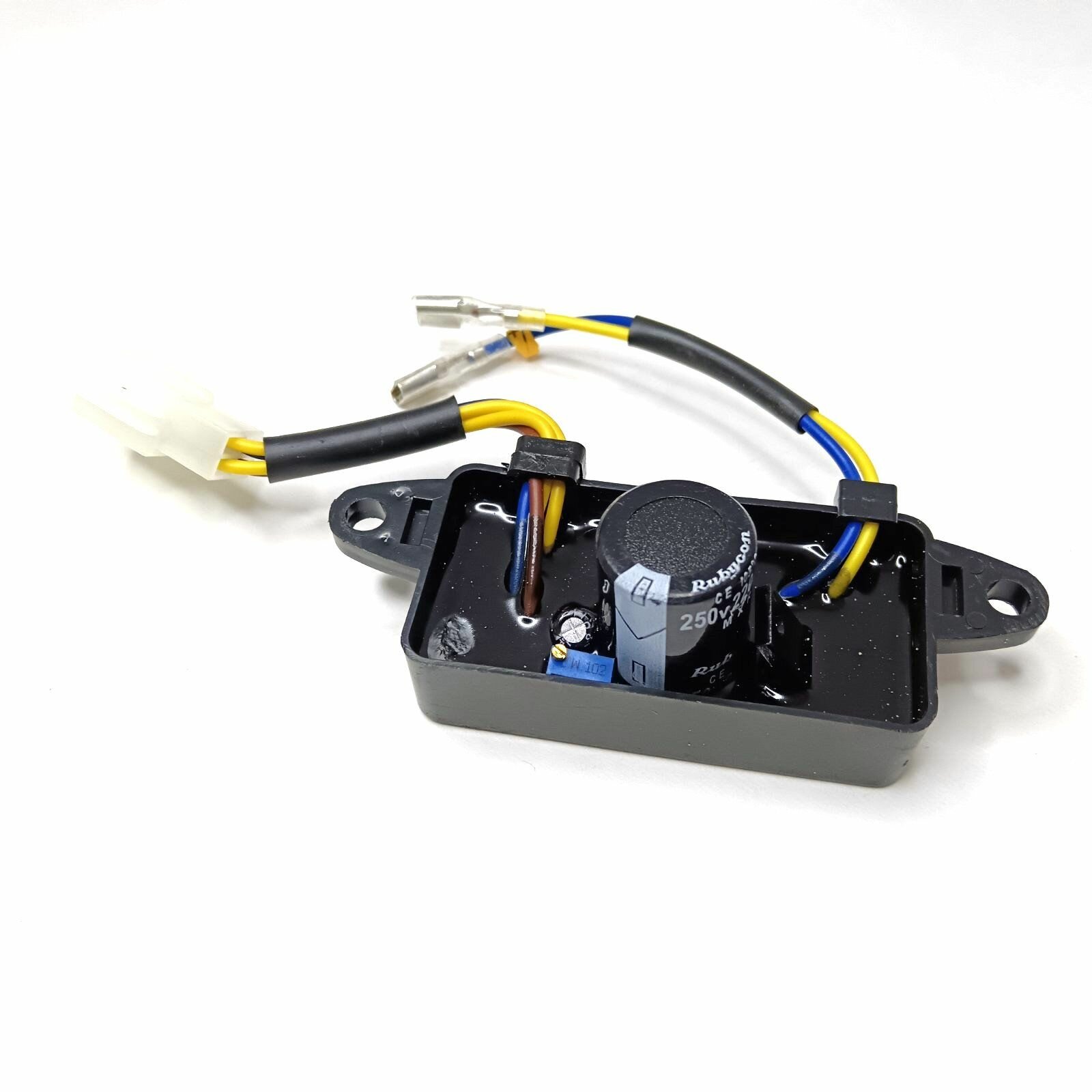 Регулятор напряжения AVR / АВР для генератора до 2,5 кВт, 220В, 6 проводов (пластиковый корпус)