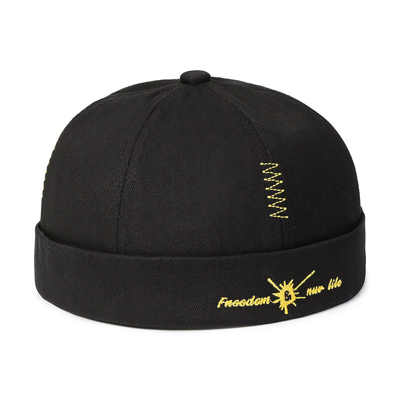 Многоцелевая Кепка без козырька Унисекс Весна Вышивка Хип-хоп Хлопок / B-043