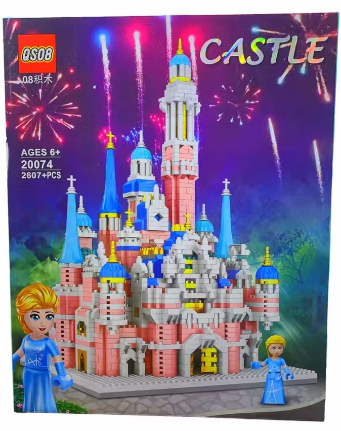 Эльза. Конструктор Праздничный Замок Эльзы. 2607 деталей. Холодное сердце.