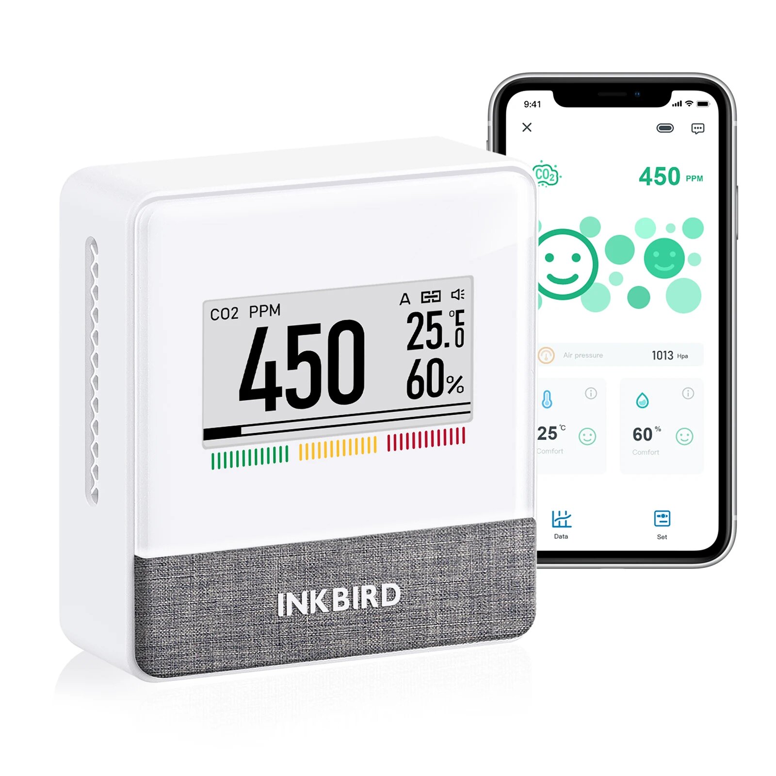 INKBIRD IAM-T1 детектора CO2
