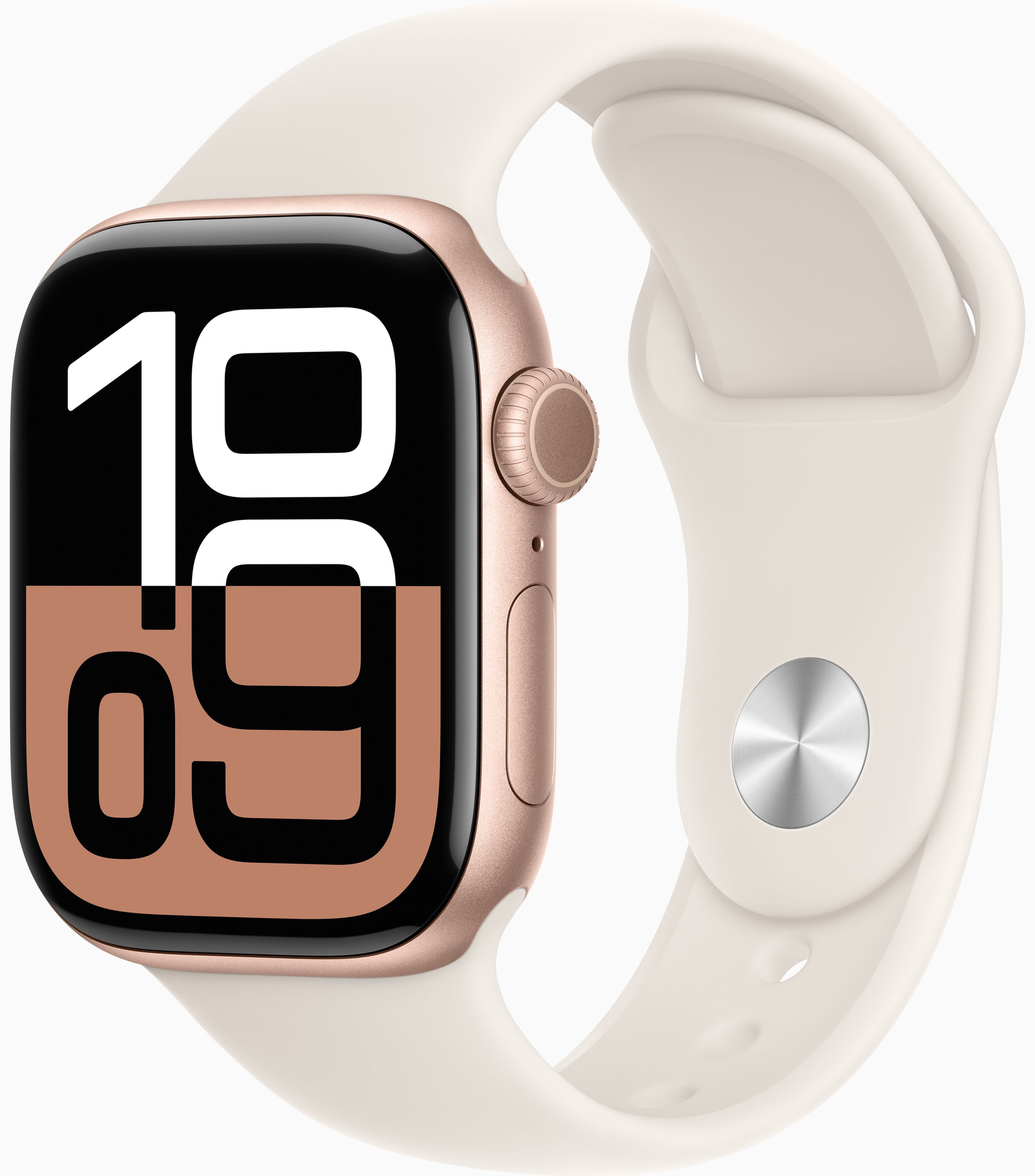 Часы Apple Watch S10 46mm Rose Gold Aluminium Case M/L MWWU3