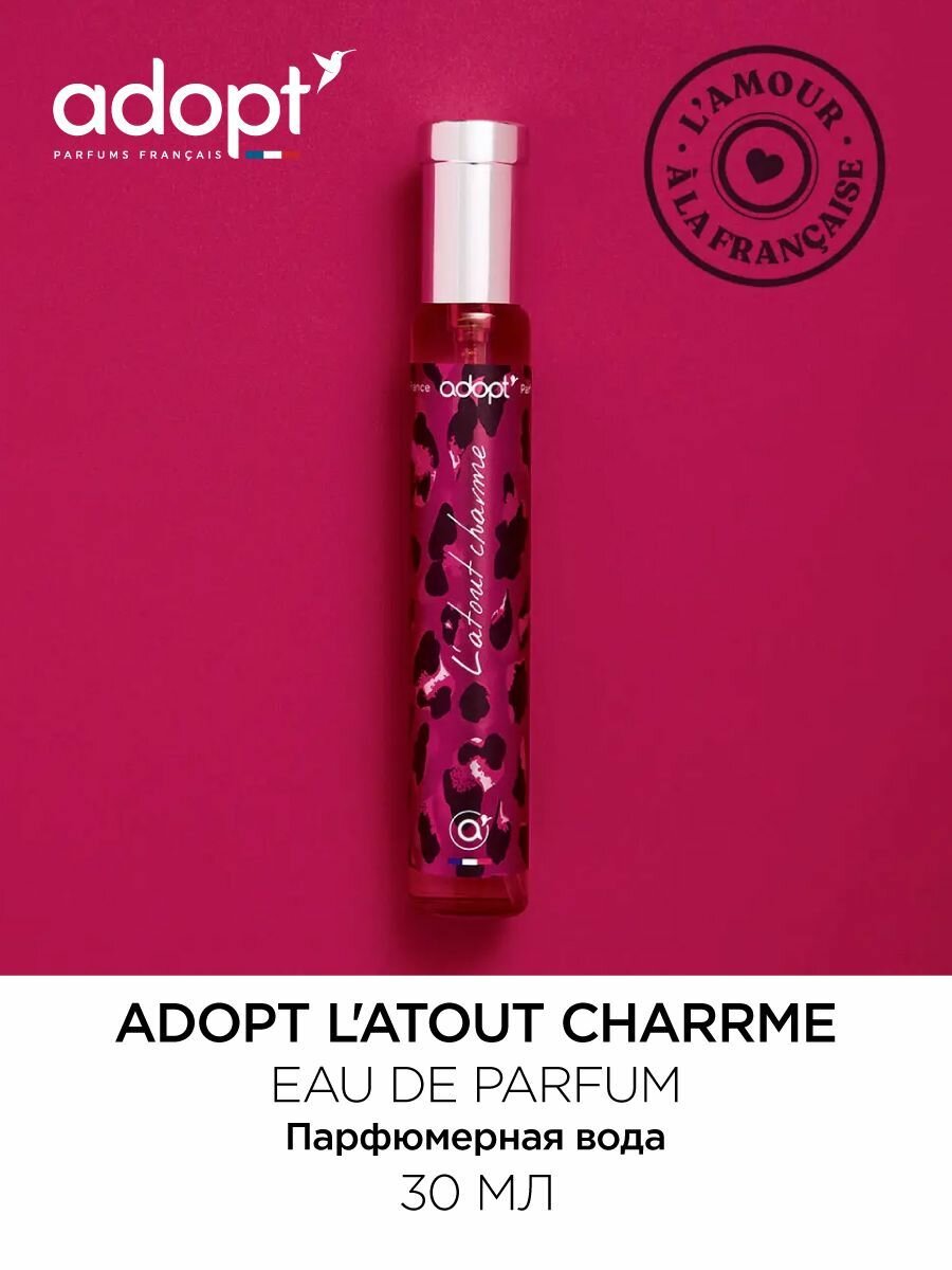 Парфюмерная вода Adopt L'atout Charme, восточная, для женщин, 30мл