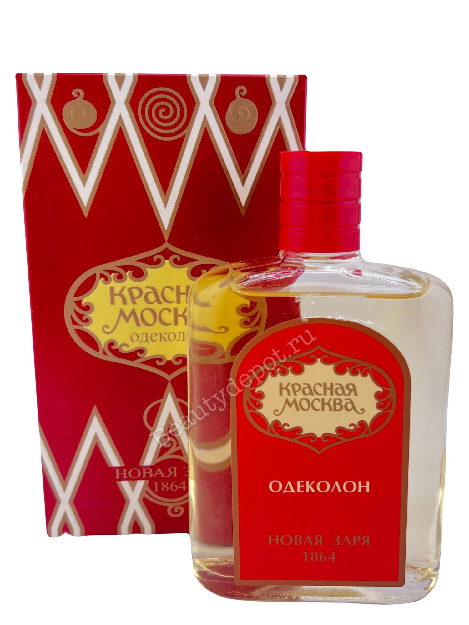 Новая Заря Мужской Красная Москва Eau De Cologne Одеколон (edc) 100мл