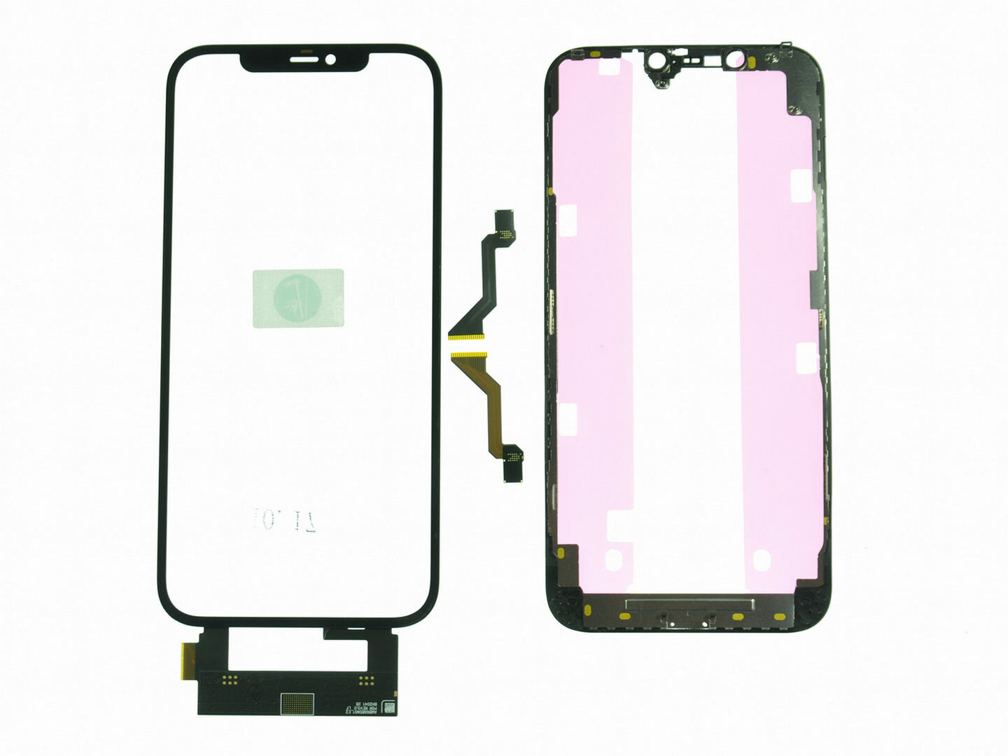 Тачскрин для iPhone 12 Pro Max+OCA+стекло+рамка черный ориг