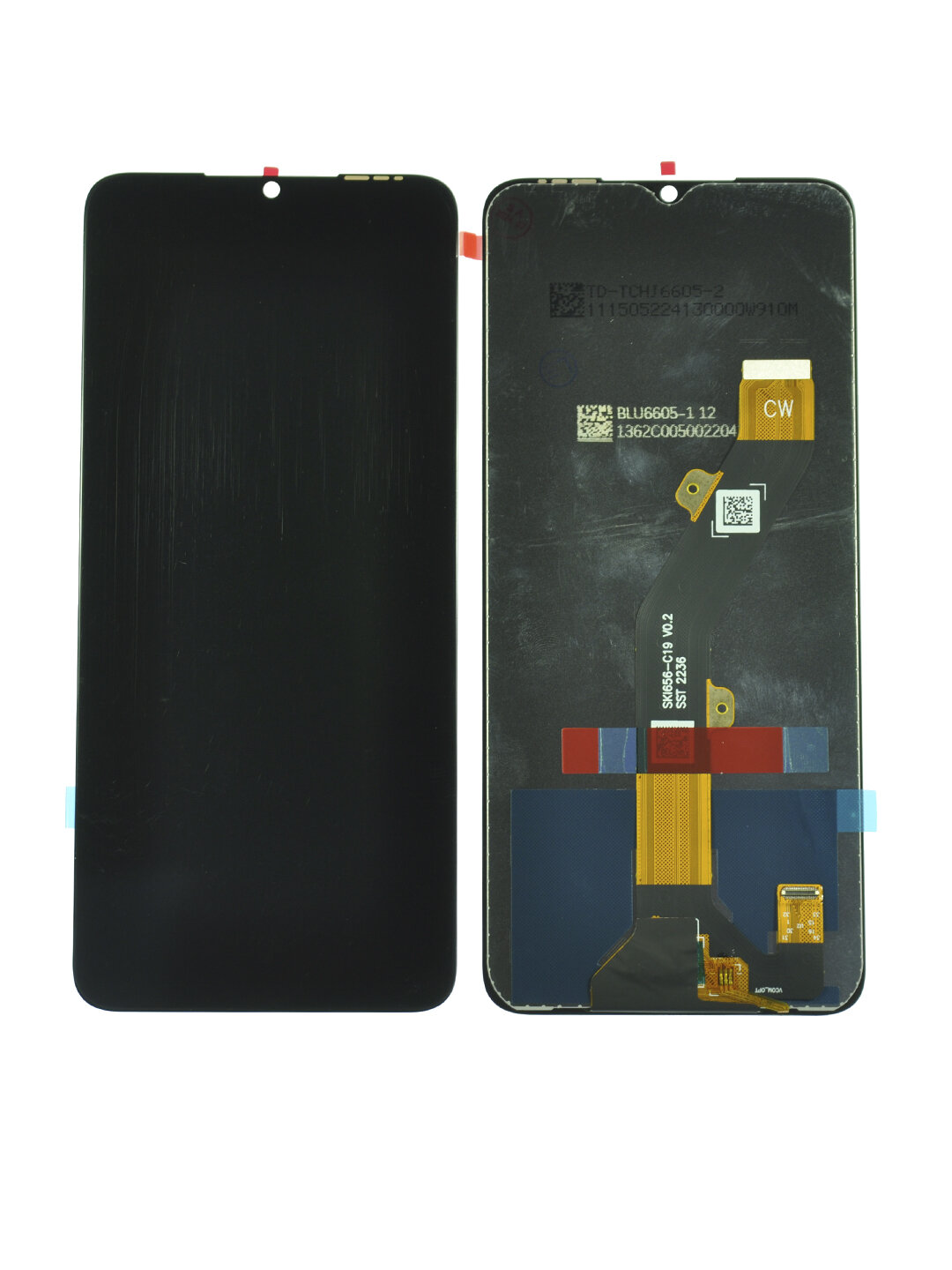 Дисплей (LCD) для Infinix Hot 30i (X669/X669D)/Infinix Smart 7 Plus(X6517)/Tecno Pop 7(BF6)/Itel S23 S665/S665L+Touchscreen black ORIG100%