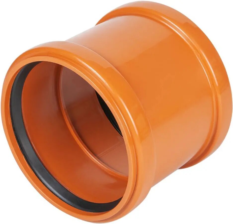 Муфта двойная наружная 110 мм