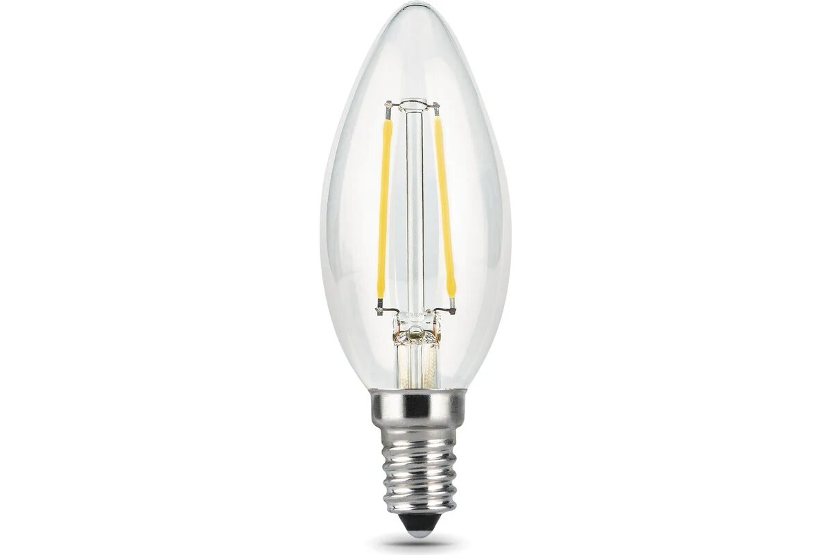 Gauss Лампа Filament Свеча 11W 830lm 4100К Е14 LED 103801211