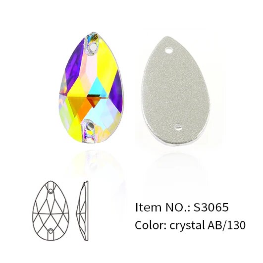 Стразы Crystal AB 130 для рукоделия