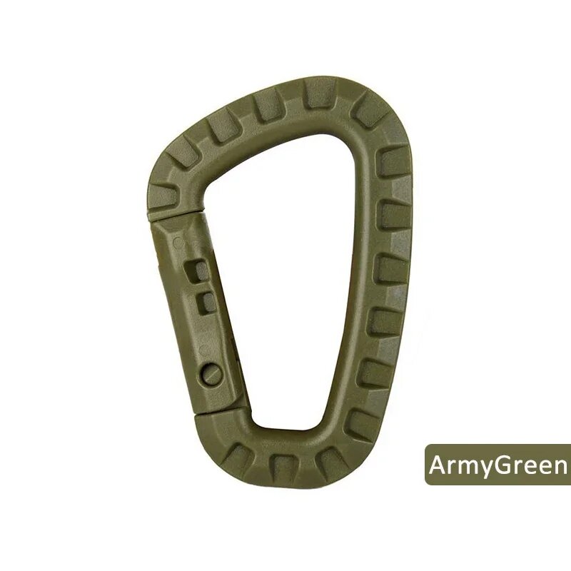 Пластиковый карабин D-образный