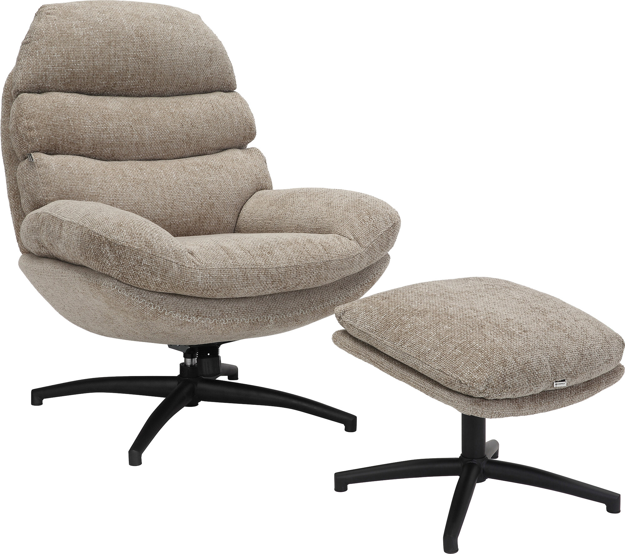 Кресло мягкое Everprof Cherry Ткань Бежевый Размеры: Высота 1200мм Глубина 530мм Ширина 710мм