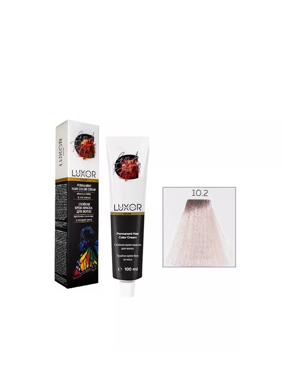 Профессиональная крем-краска для волос Luxor Professional 10.2 100 мл