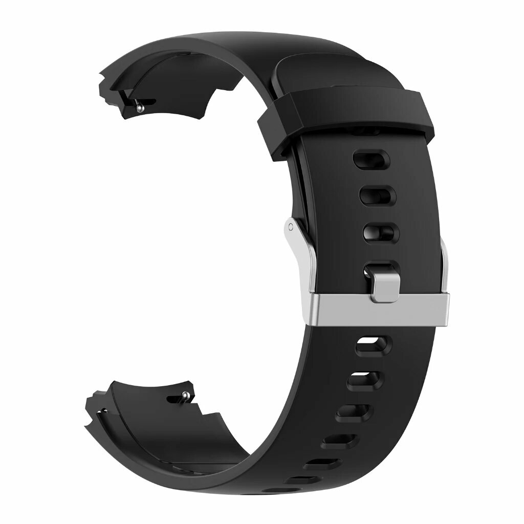 Черный силиконовый ремешок Aaigea для Amazfit Verge Lite