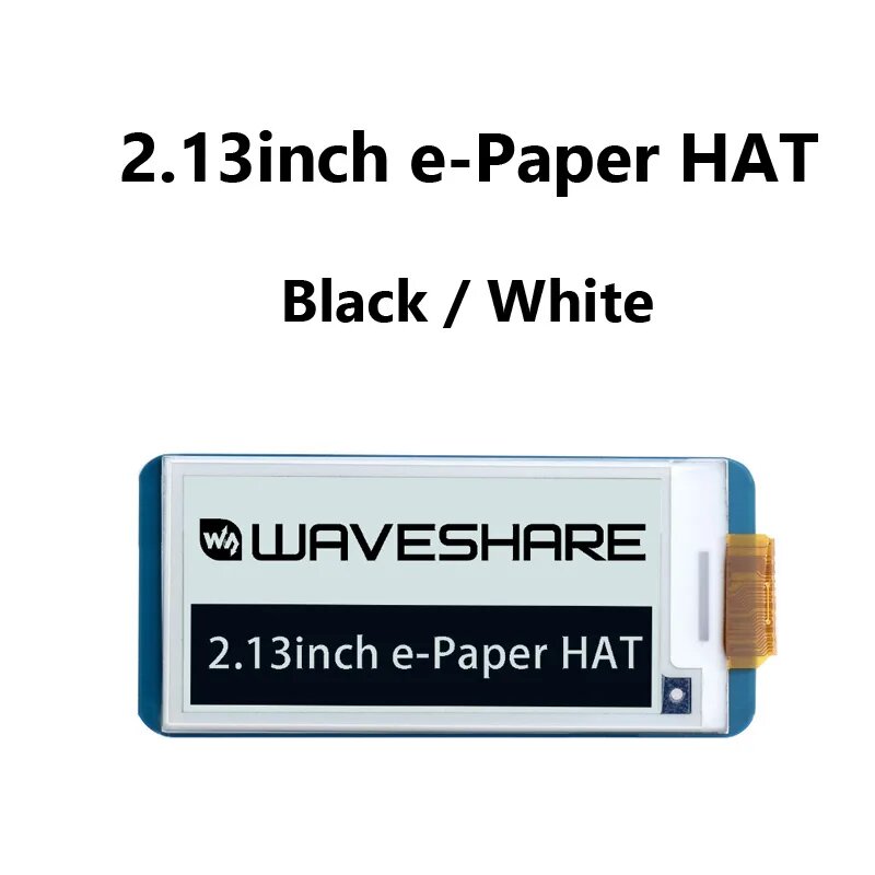 Spotpear 2.13-дюймовый E-Ink дисплей для Raspberry Pi 2.13inch-e-Paper-HAT
