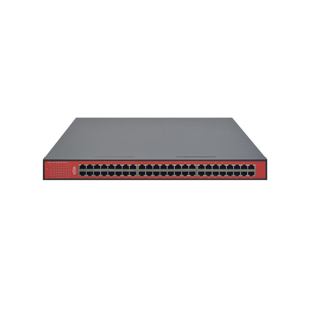 WI-PS348G Коммутатор неуправляемый PoE 600Вт, порты 48 PoE GE