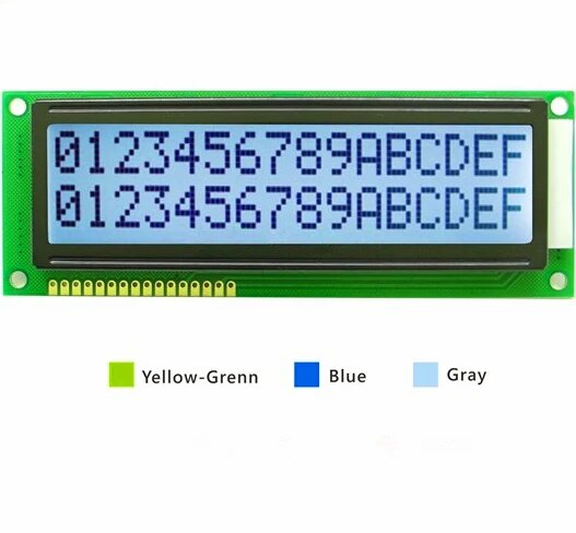 5 шт. ЖК-дисплей Yunrichlcd WH1602L1 16x2 синий/серый/желтый Gray Color LCD
