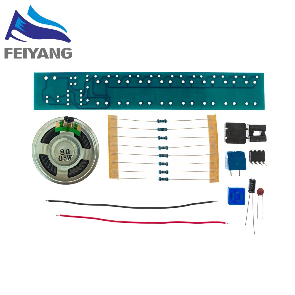 Электронный комплект «сделай сам», комплект клавиатуры NE555, восемь нот, практика электронных производственных деталей «сделай сам», веселое обучение