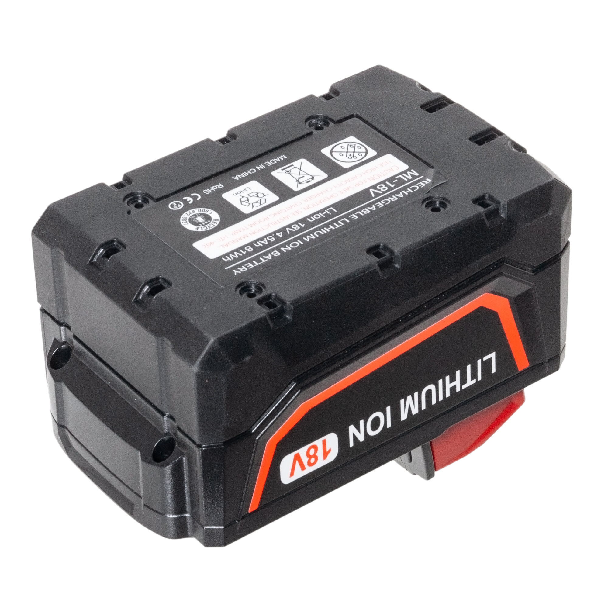 Аккумулятор 18V для шуруповерта Milwaukee M18 BDD-0 / Milwaukee M18 BDD-202C / Milwaukee M18 BDD-402C / Milwaukee M18 GG-201C / Milwaukee HD18 BS / Milwaukee HD18 AG / Milwaukee HD18 DD / M18 B2 / M18 B4 - 4500mAh