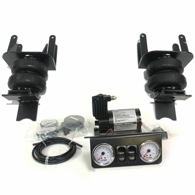 Пневмоподвеска на Nissan Navara D40 задней оси + система управления 2 контура Air-Ride 2P (без ресивера)