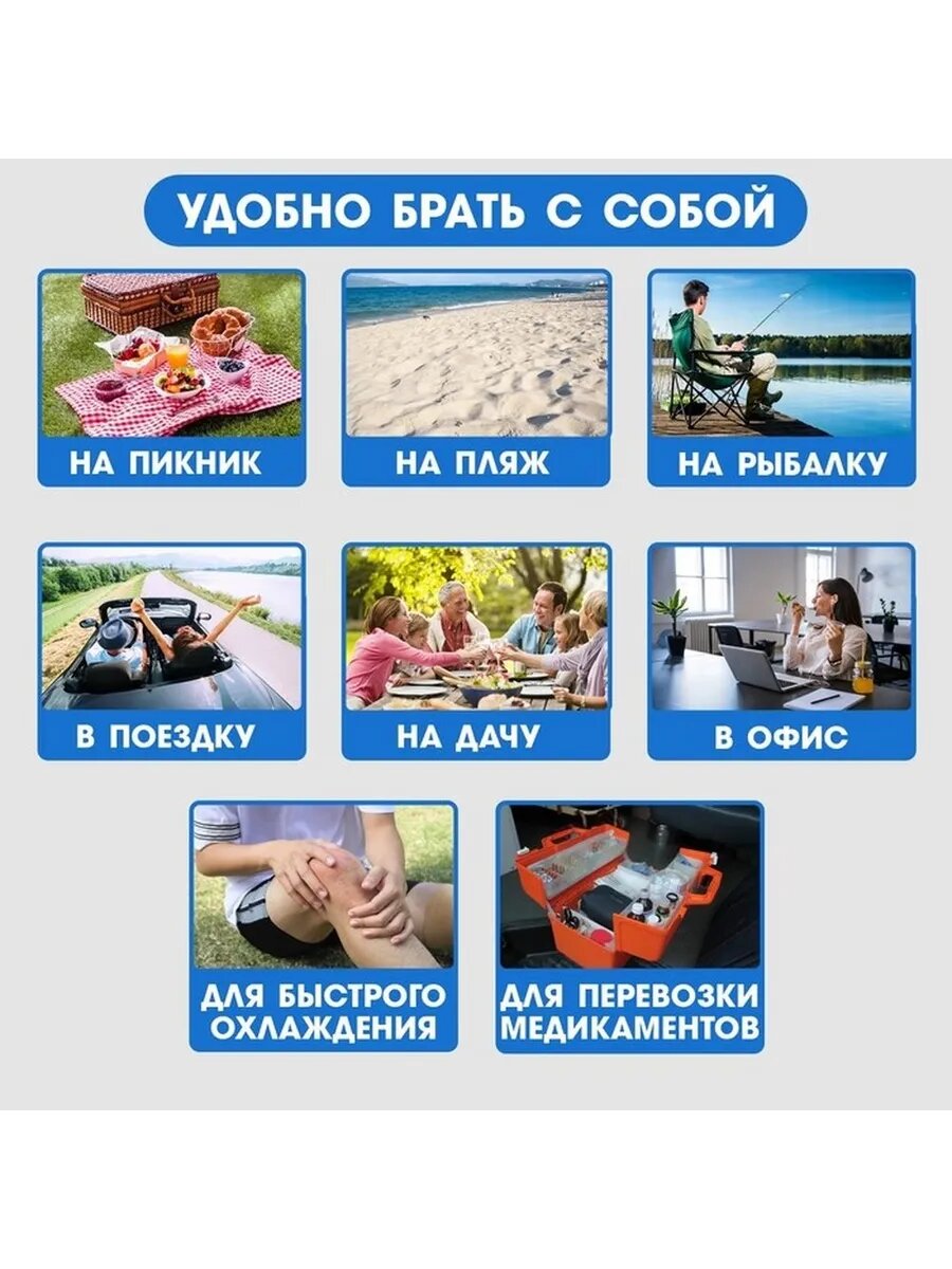 Комплект гелевых хладоэлементов для термосумки