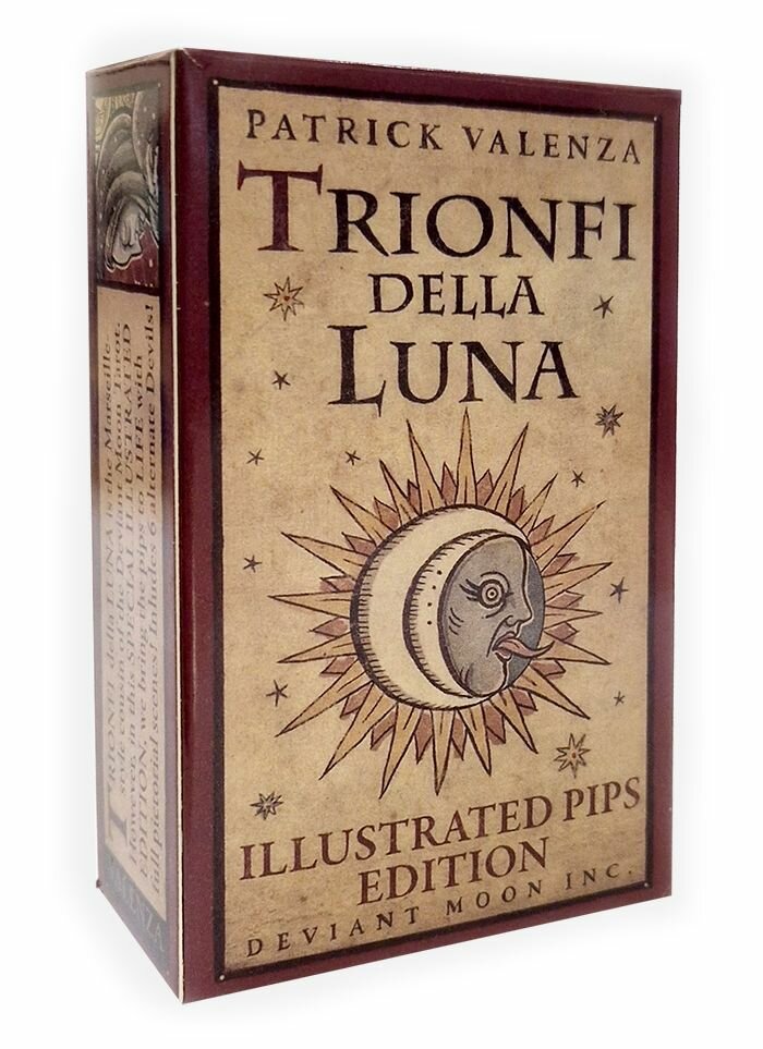 Карты Таро TRIONFI DELLA LUNA Reprint / Триумфы Луны TAROMANIA