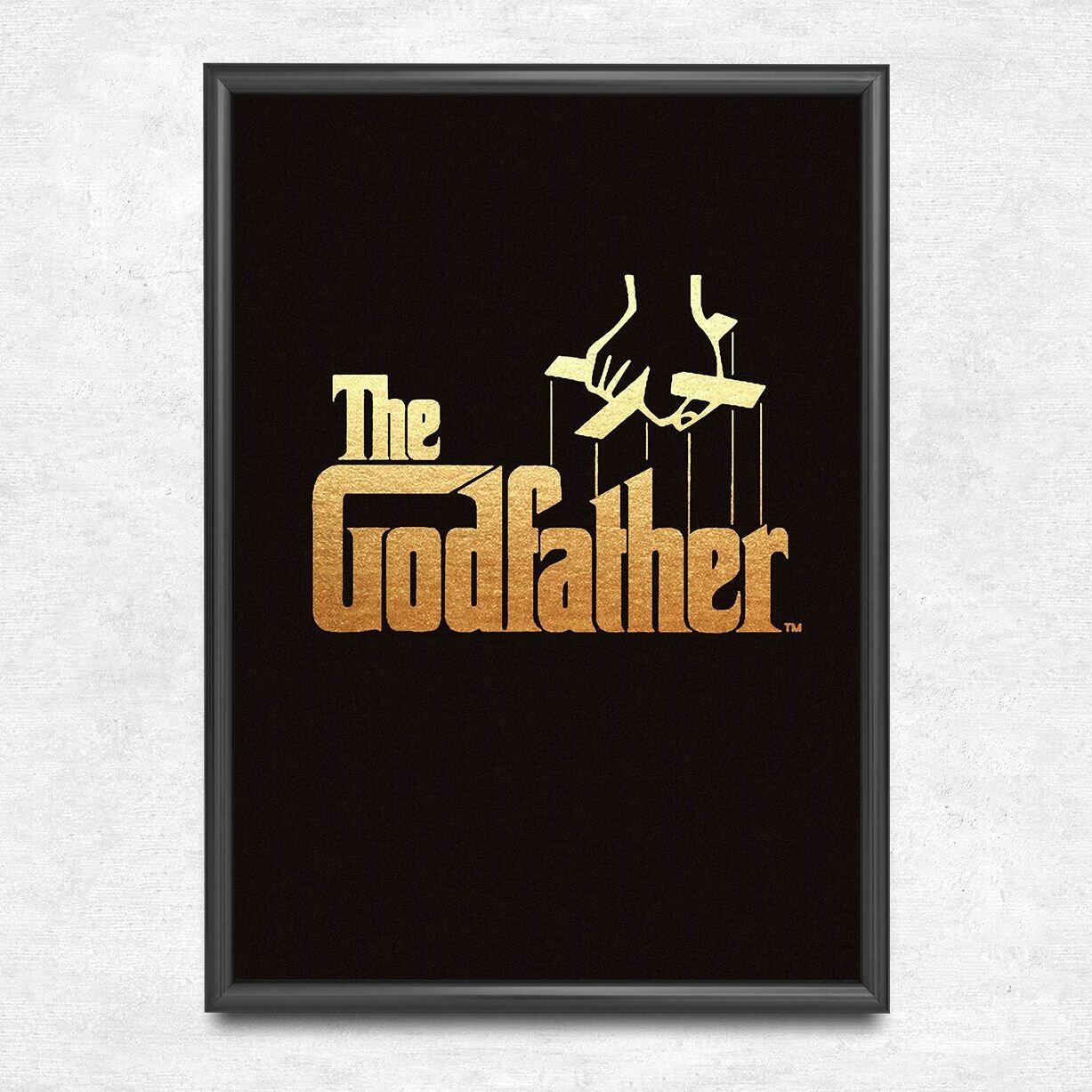 Постер для интерьера на стену Крестный отец / Плакат кино The Godfather