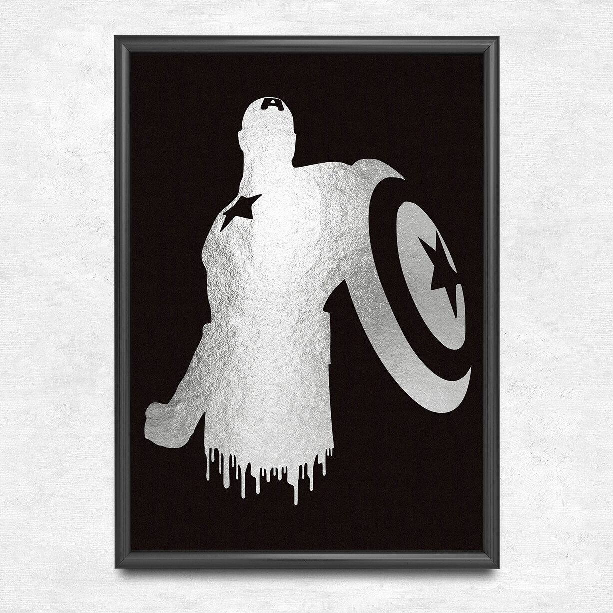 Постер Капитан Америка / плакат для интерьера Мстители. Марвел, Marvel, комиксы, фильмы, игры