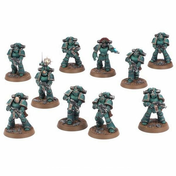 Смола Миниатюра Warhammer 40000 MKIII Tactical Squad (только В наборе 10 моделей) / миниатюр для настольной игры Упражнения для раскрашивания