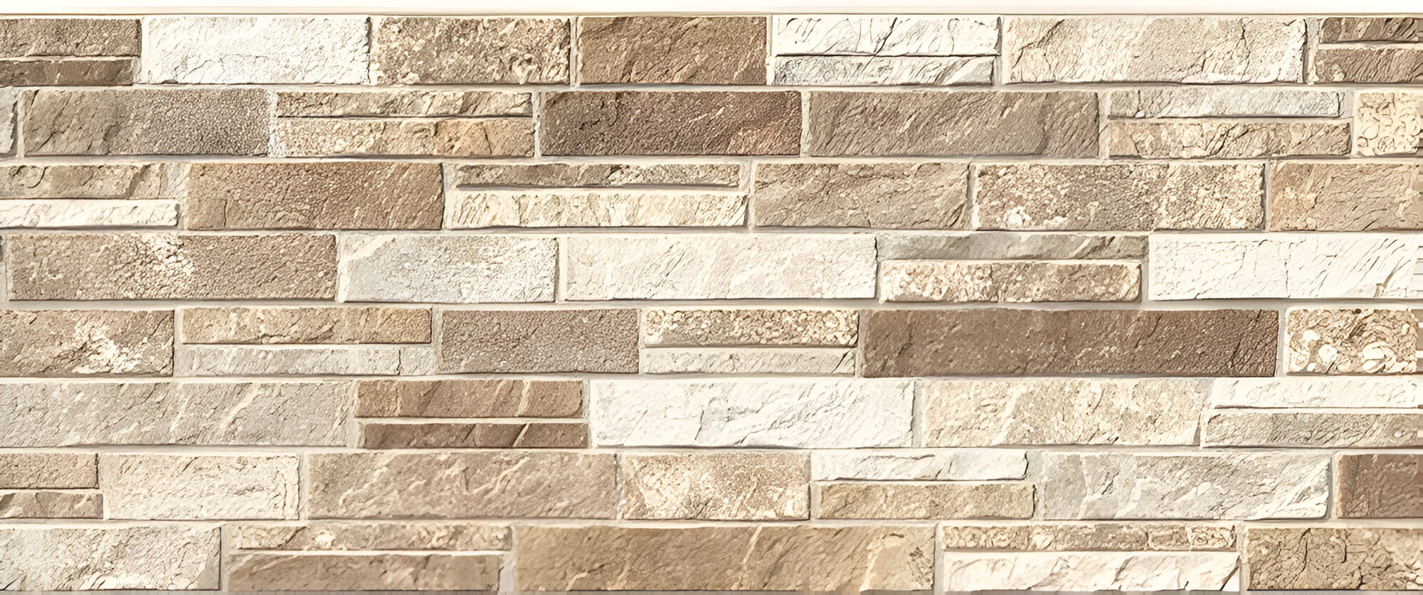 Фиброцементная панель NICHIHA Камень EFF0924EX (1820х455х16мм)