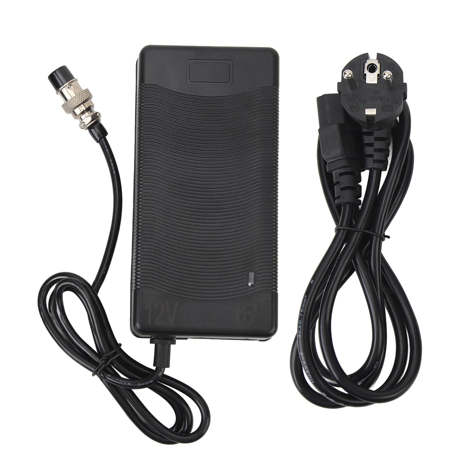 Зарядное устройство, 54,6 В, 5 А, с 3-контактной вилкой GX16, зарядное устройство для электрического велосипеда, скутера, адаптер питания, вилка европейского стандарта, переменный ток 100 240 В