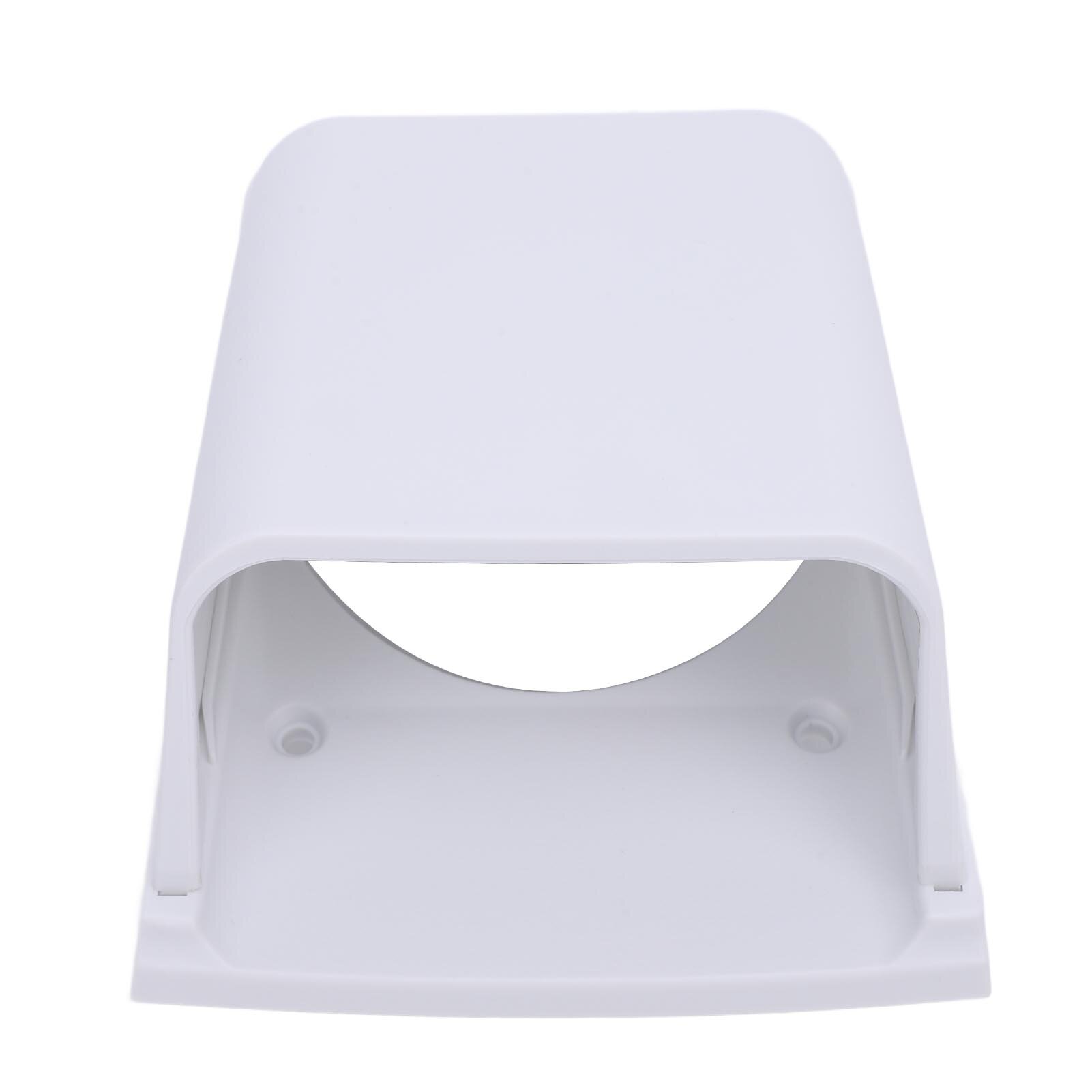 Морской Впускной Вытяжной Кожух Вентилятора 3 дюйма Стильный Внешний Вид Улучшенный Воздушный Поток Прочная Вентиляционная Крышка Лодки для RV Yacht Белого Цвета