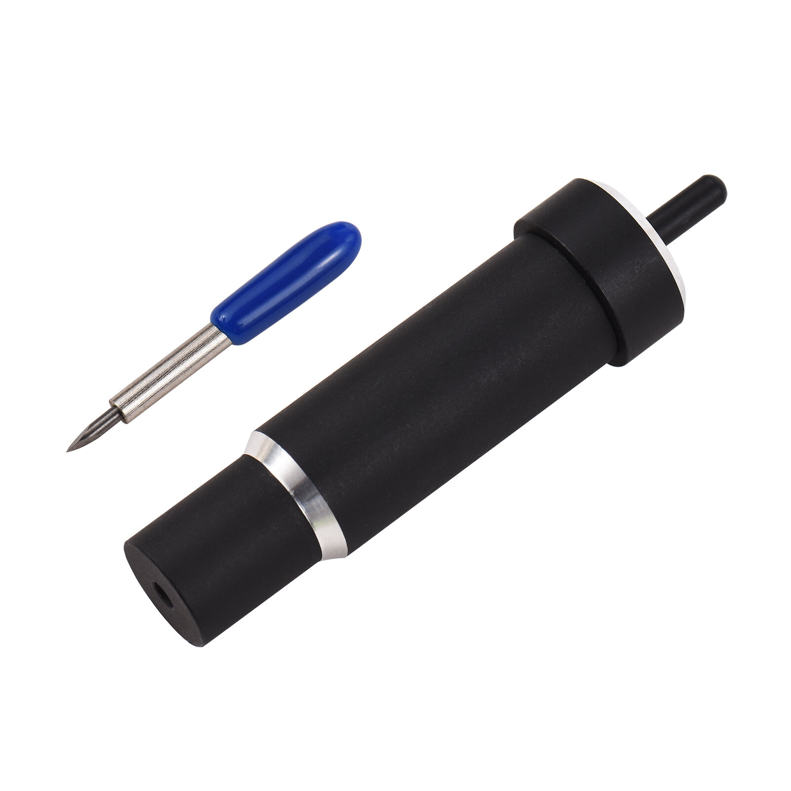 Черный нож для глубокой резки со шлангом и контейнером для хранения, совместимый с Maker/Explore/Explore One/Explore Air/Explore Air2/Cricut Maker 3/Maker Aosry, подходит для толстых материалов, таких как пенопласт, ДСП, кожа, гофрированная бумага, магнит