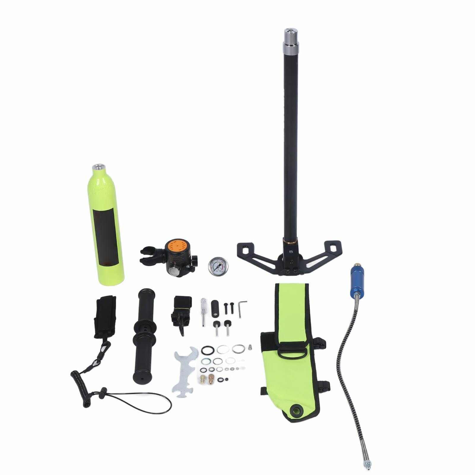 Комплект баллона 0.5л, 5-10 мин, трехслойная фильтрация, зеленый