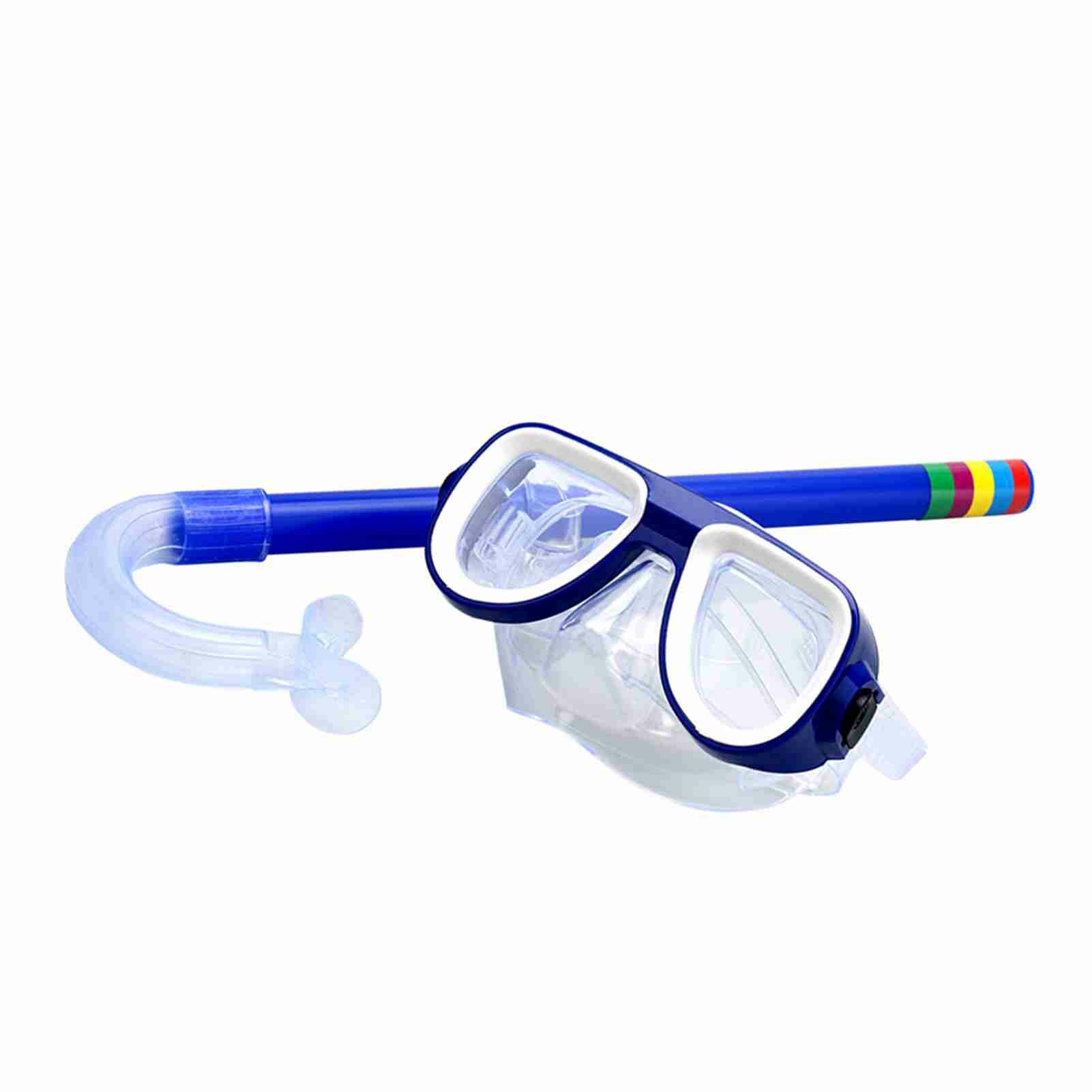 Экологичный детский комплект для снорклинга, 3-компонентная маска для дайвинга, очки для детей, защитное снаряжение для глаз и носа для плавания с маской и трубкой, безопасное развлечение для дайвинга