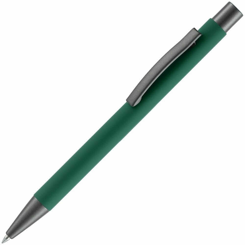 Ручка шариковая Atento Soft Touch зеленая