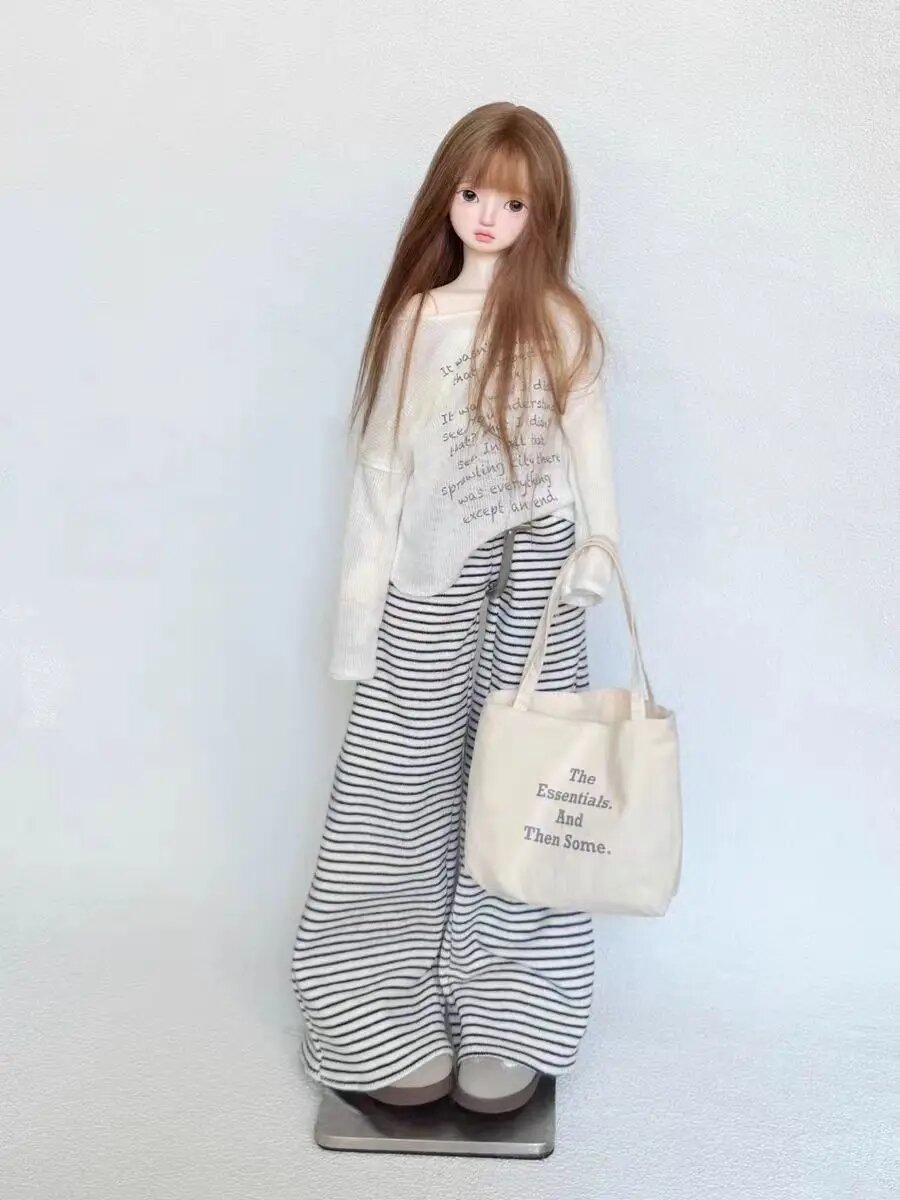 Комплект одежды для кукол BJD 1/4 из хлопка Бежевый, Whole set no Bag, bjg 1I4 BJD 45-48cm