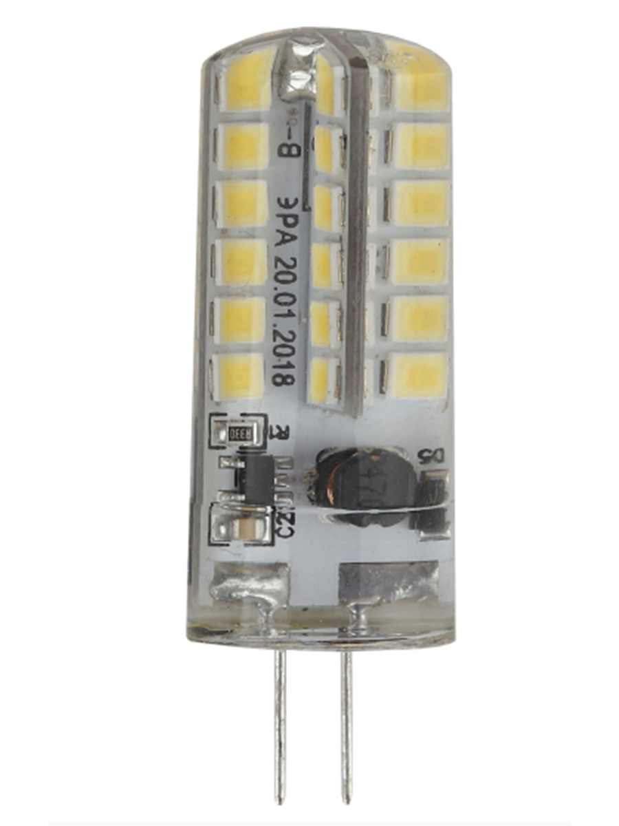 Лампочка светодиодная ЭРА STD LED, 3,5Вт, 280Лм, 4000К, G4, нейтральный белый свет