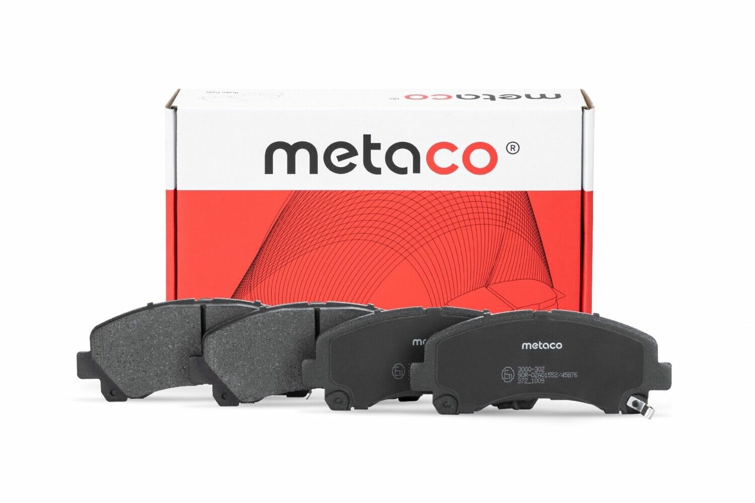 Metaco Колодки тормозные передние к-кт, арт. 3000-302