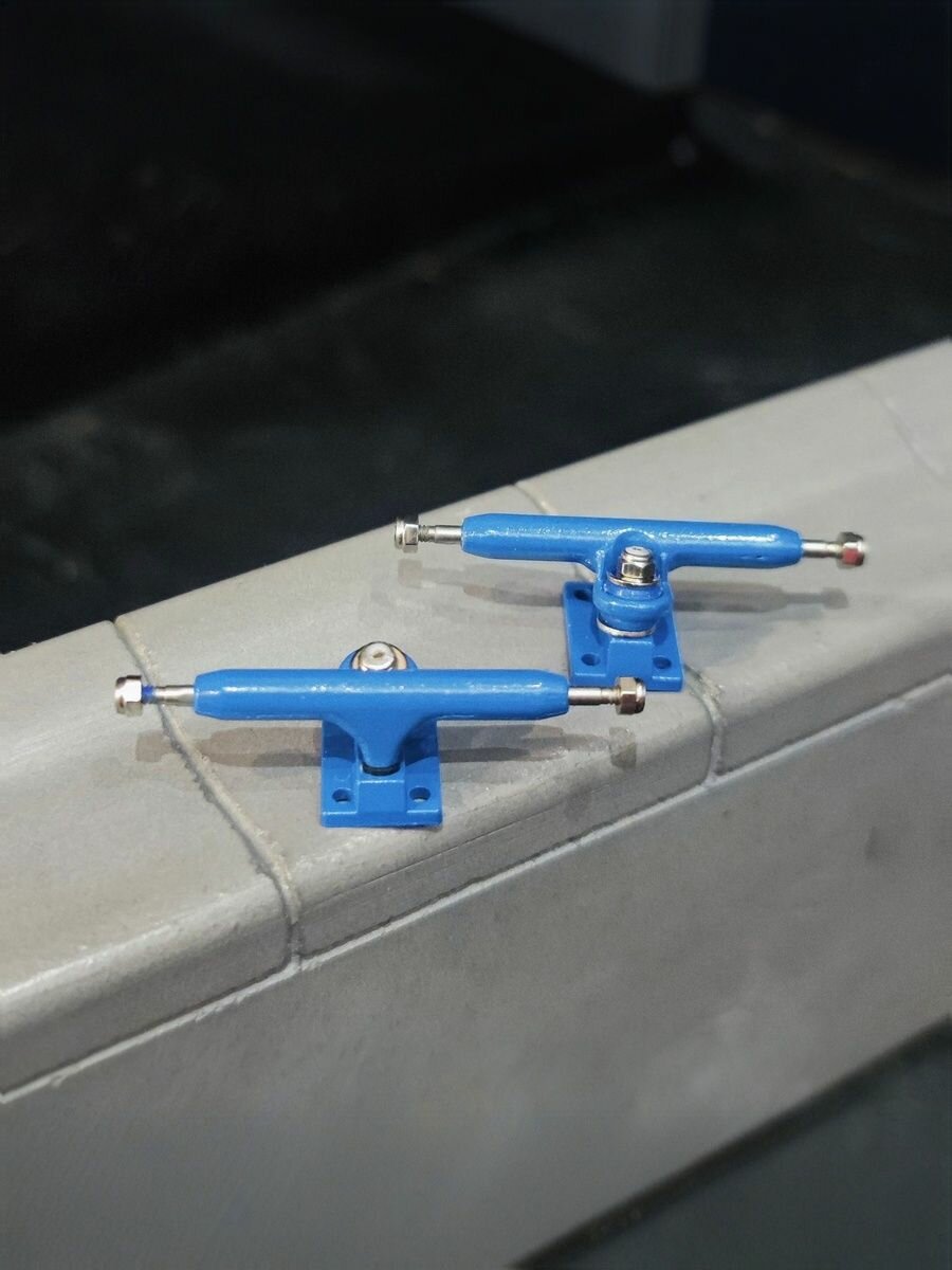 Траки для фингерборда MSS Pro PC new 34 мм голубые