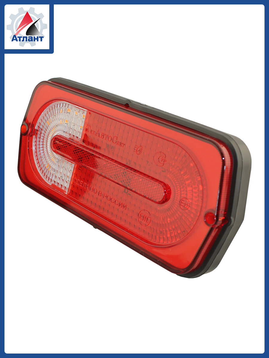 ТехАвтоСвет Фонарь задний 3716, 3741, 3303, 452 Буханка, 66 Шишига тюнинг (Гелик) светодиод неоновый арт. 132-501LED-GL-N