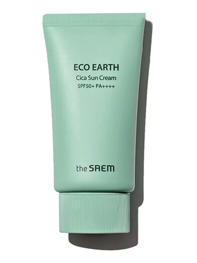 The Saem Солнцезащитный крем с центеллой Sun Крем Eco Earth Cica Sun Cream, 50 мл